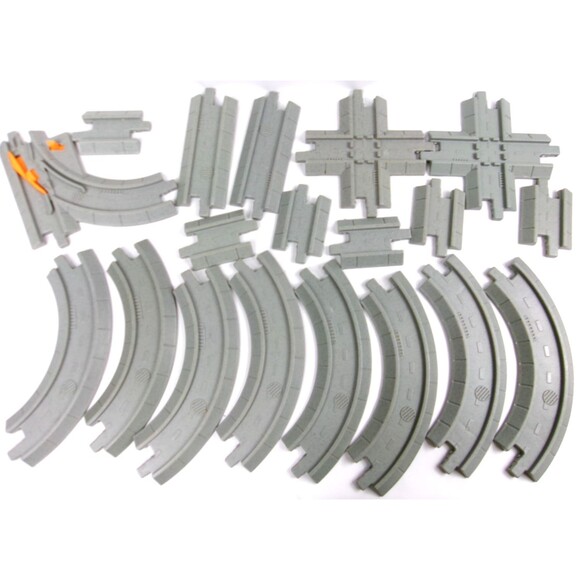 Fisher-Price | Toys | Geotrax Grey Railroad Train Track Lot Of 9 ...